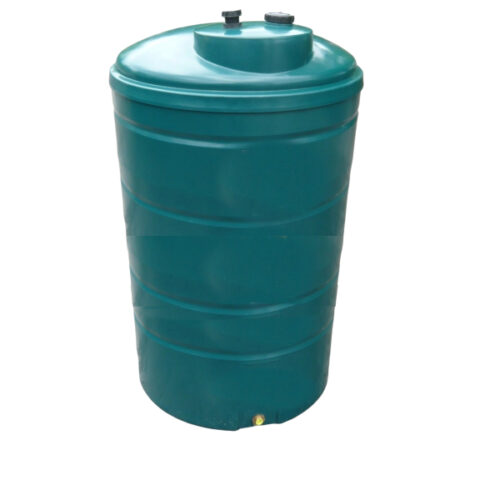 2500 Litre Round Single Skin Oil Tank - Tanks Nationwide